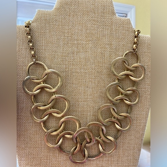 Stella & Dot | Jewelry | Stella Dot Interlocking Chunky Gold Tone ...